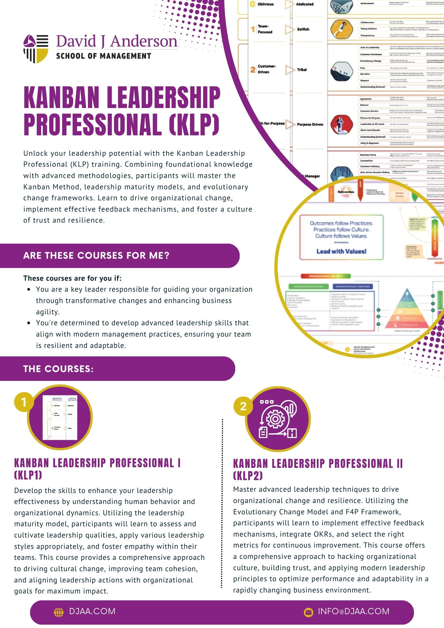 Training Brochure Download Page - Kanban University, Certified Training ...